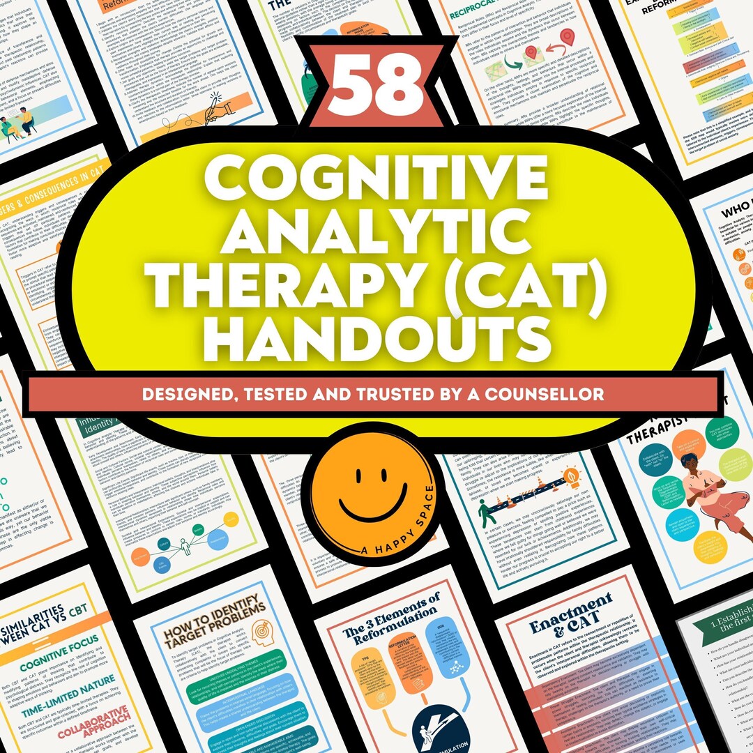 Cognitive Analytic Therapy CAT Cheat Sheets Brief Therapy Attachment ...