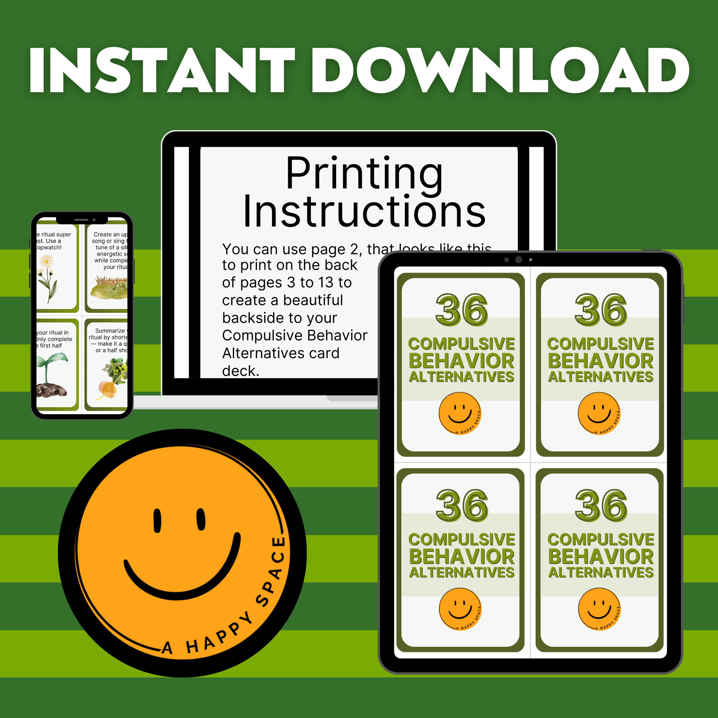 Obsessive Compulsive Disorder OCD Ritual Alternative Anxiety Habit Loop ...