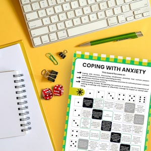 School Counseling Dice Game Teens Tweens Group Therapy Coping Skill ...