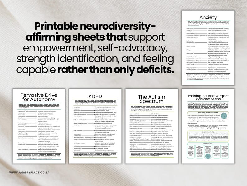 Reframing Deficits to Strengths PDF, Neurodiversity Affirming Autism ...