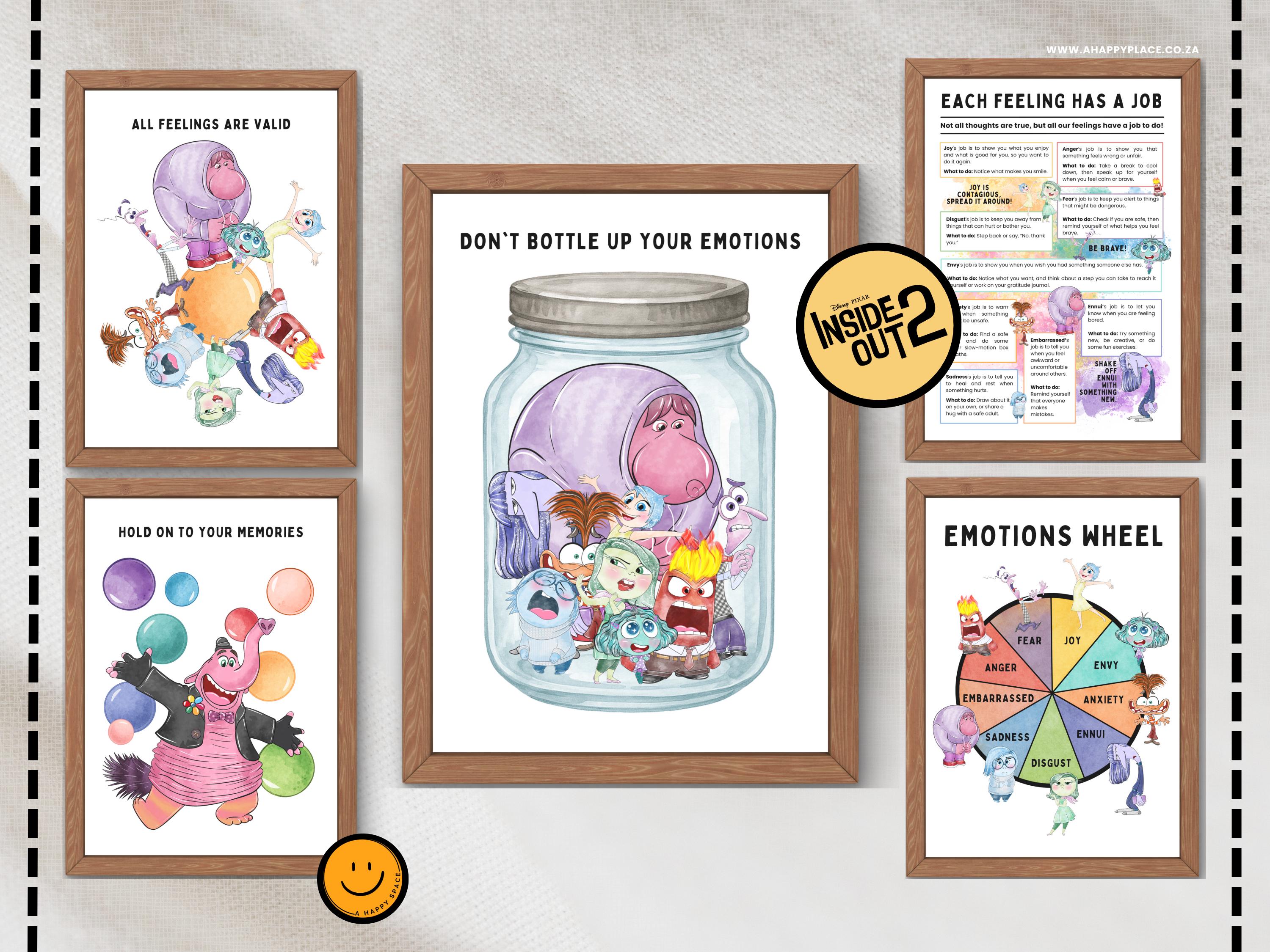 Inside Out 2 Poster PNG, Printable Positive Affirmations for Kids, Calm ...