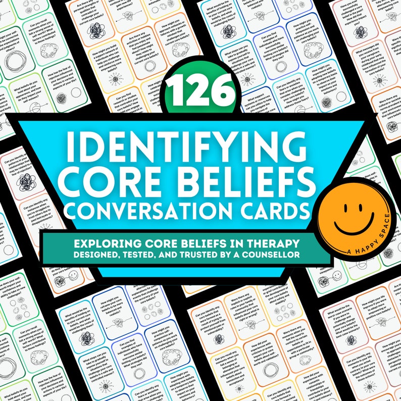 Therapy Counselor Resource Bundle Worksheets Workbook Cards Boundaries ...