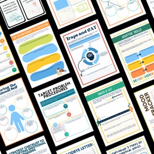 Cognitive Analytic Therapy CAT Worksheets Brief Therapy Attachment ...