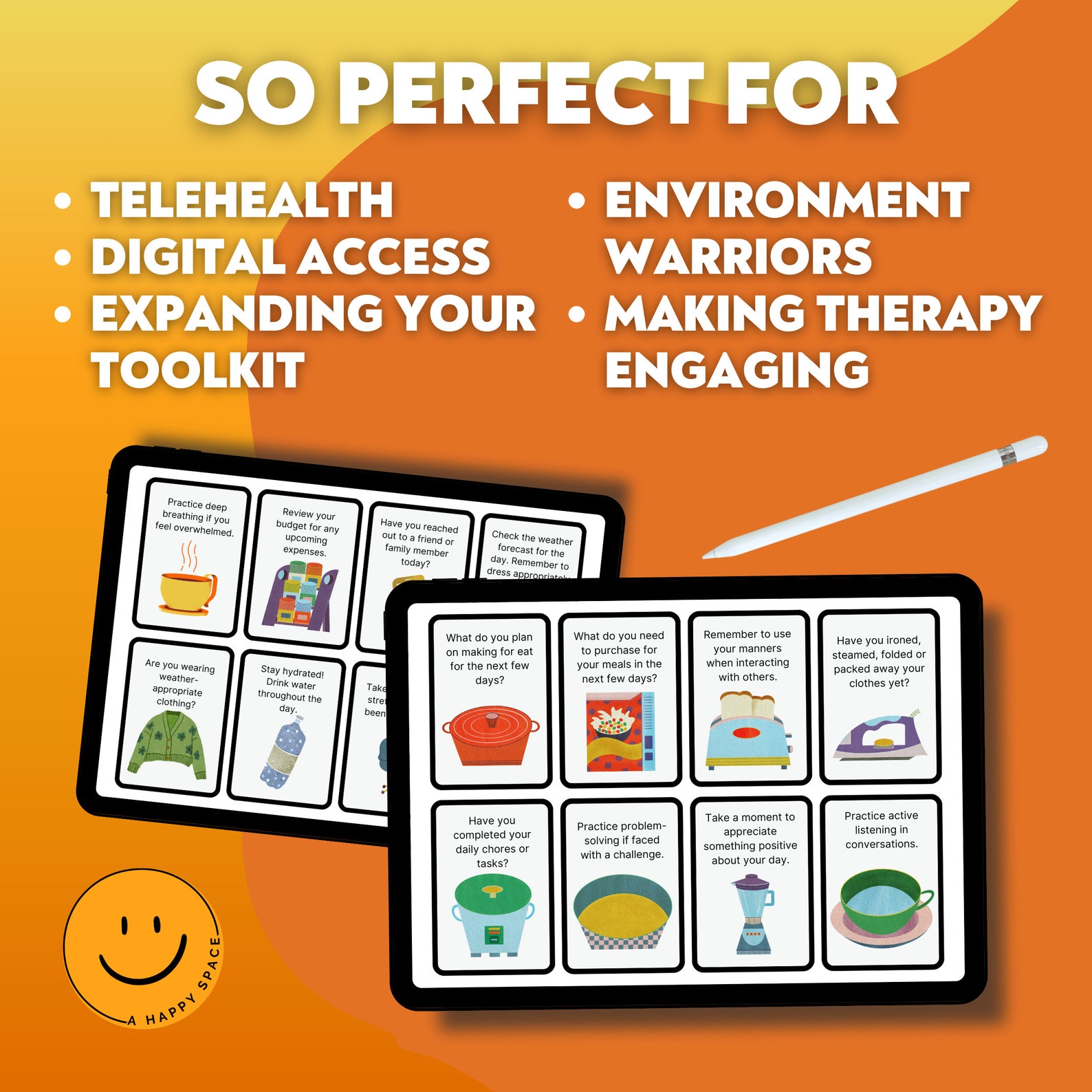 Independent Living Cards for Adults Assisted Reminders Skills Learning ...