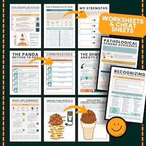 Pathological Demand Avoidance Worksheets PDA Pervasive Drive for ...