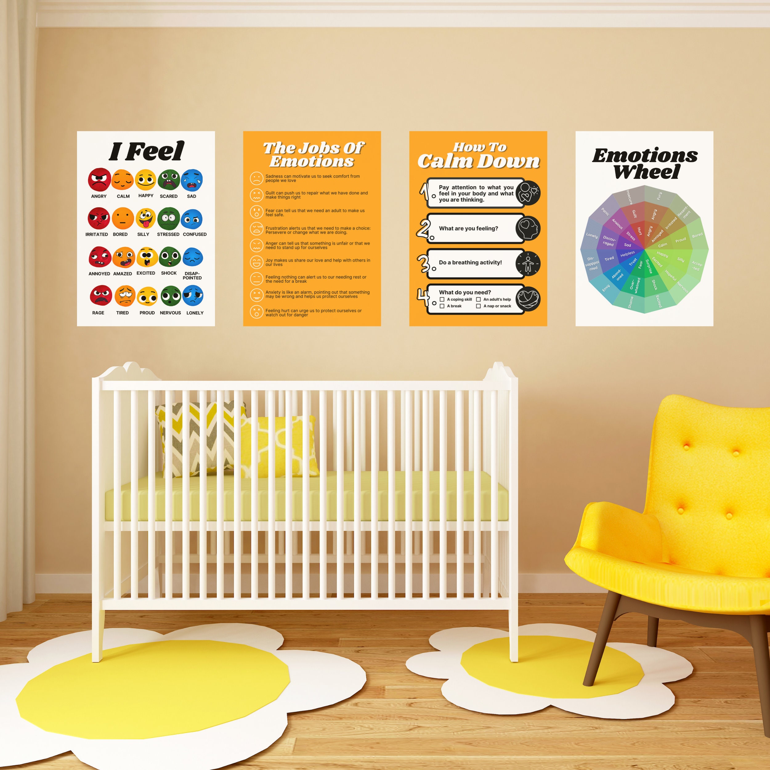 Play Therapy Office Decor EQ Posters SEL Classroom Decor School ...