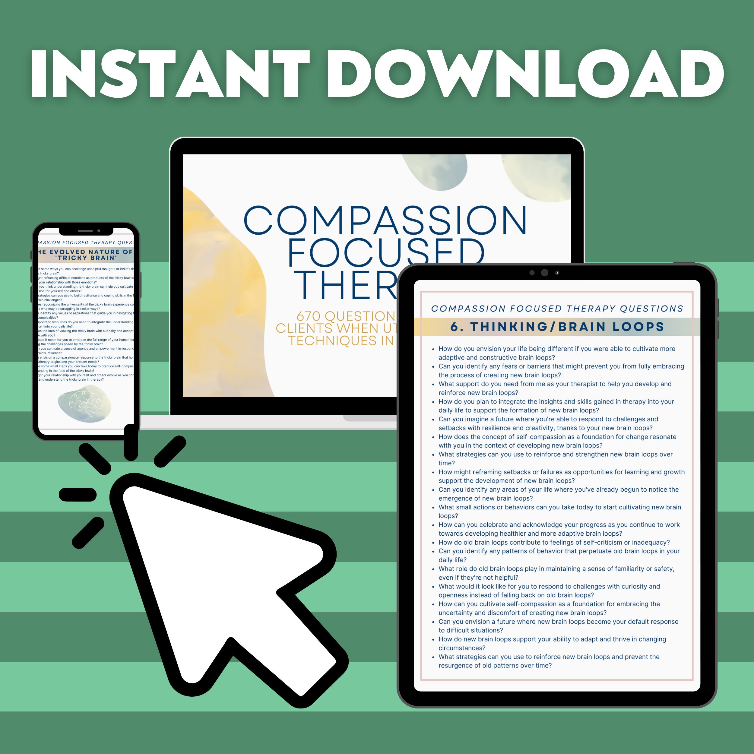 Compassion-focused Therapy CFT Questions Cheat Sheet Compassionate Mind ...