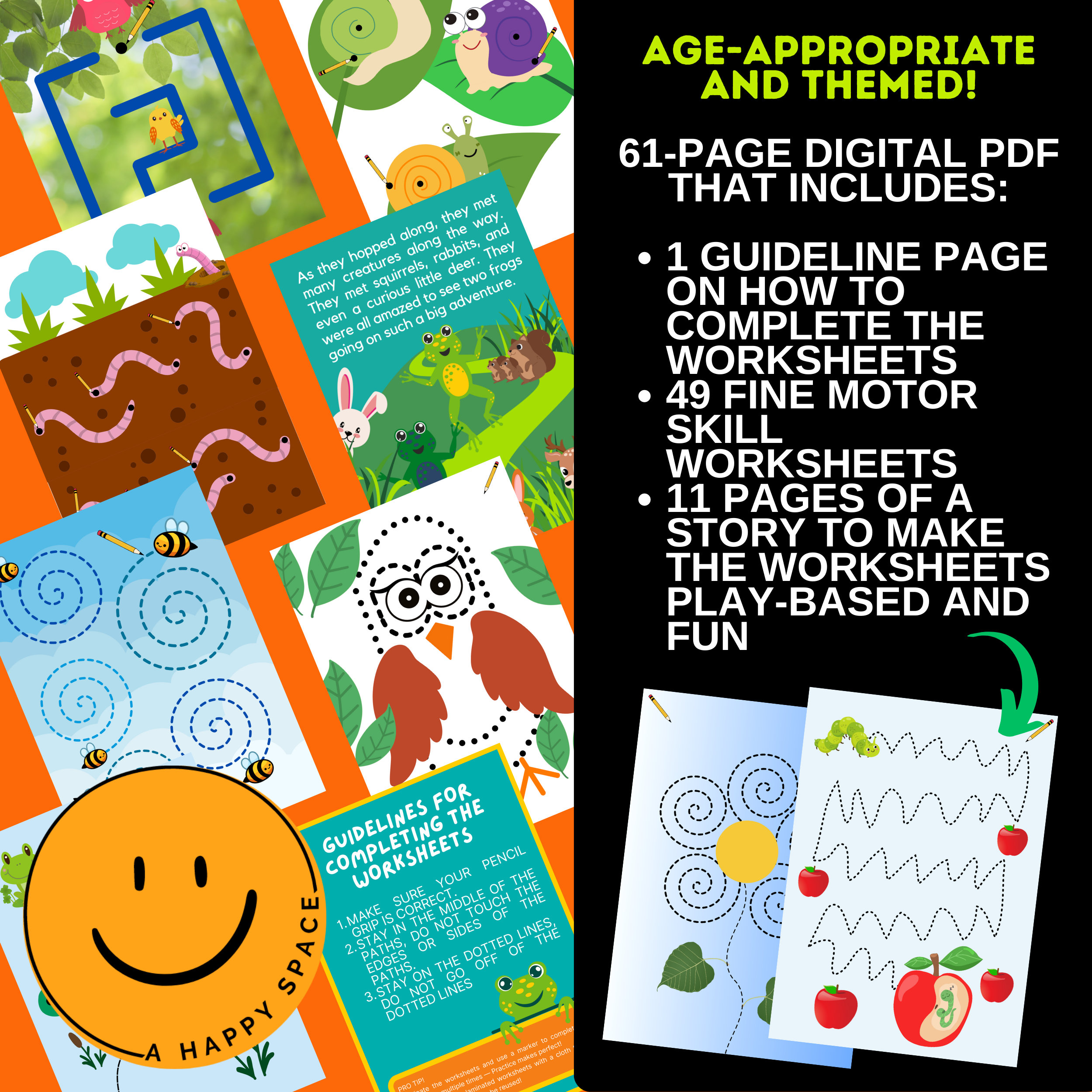 Prewriting Worksheets Fine Motor Skills Child Development Resource ...