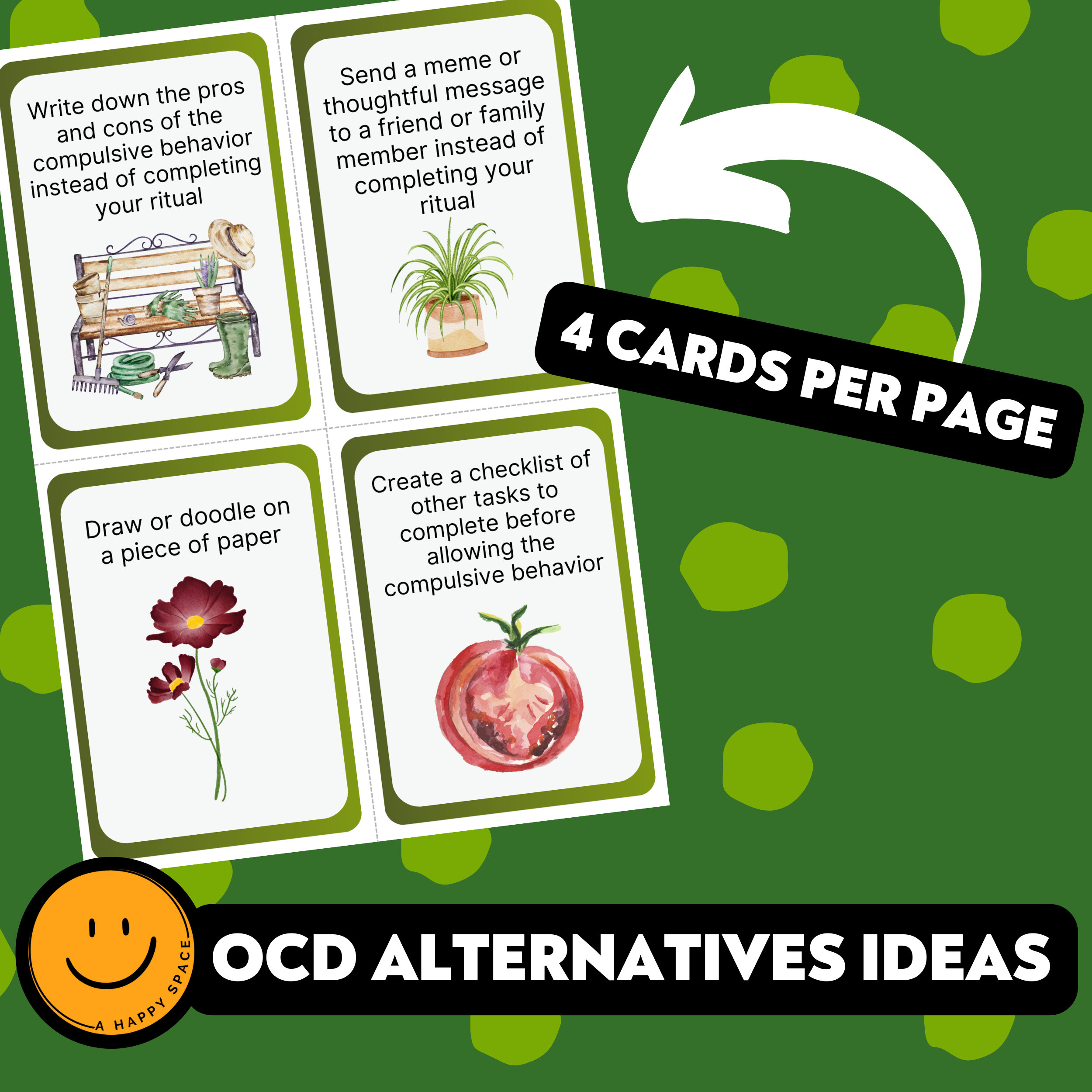 Obsessive Compulsive Disorder OCD Ritual Alternative Anxiety Habit Loop ...