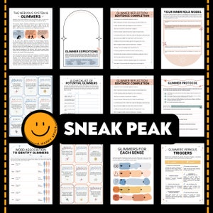 Glimmers Triggers Worksheets Journaling Cards Polyvagal Deb Dana ...