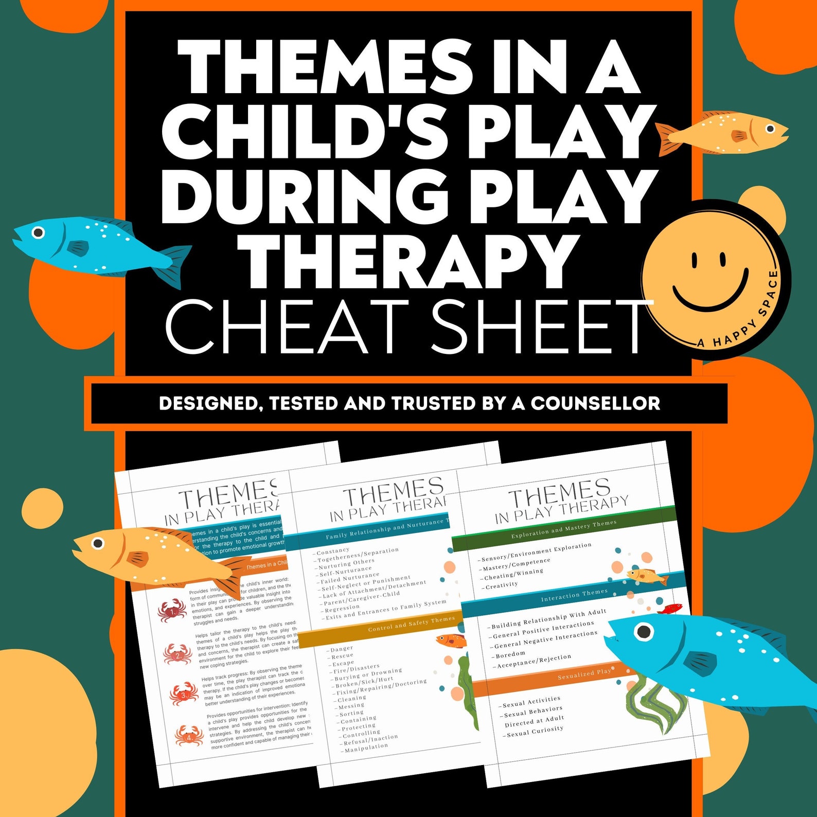 Play Therapy Themes of Children's Therapist Resource Child Counseling ...