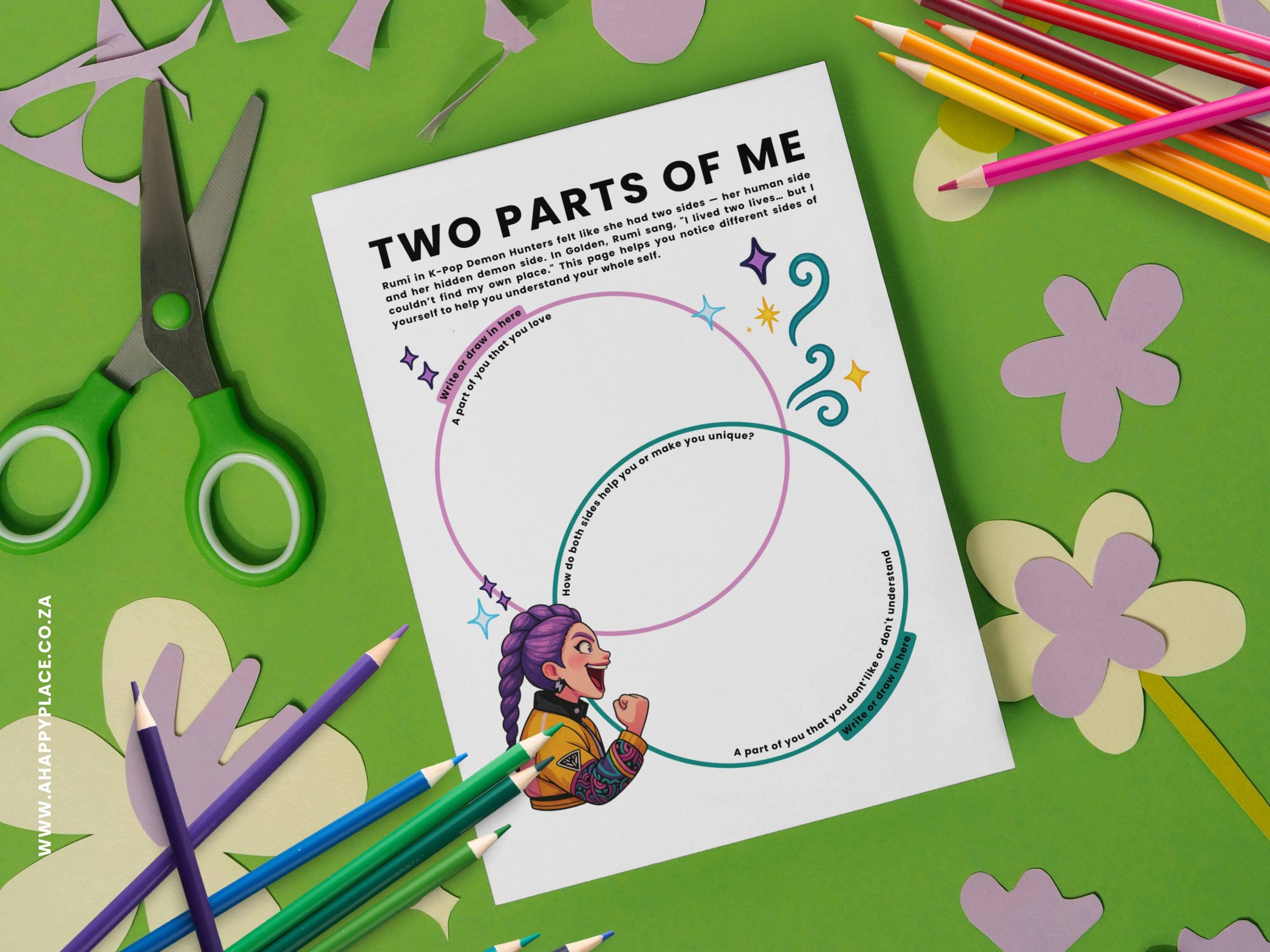 Kpop Demon Hunters Worksheets PDF, Printable Therapy SEL Activities for ...