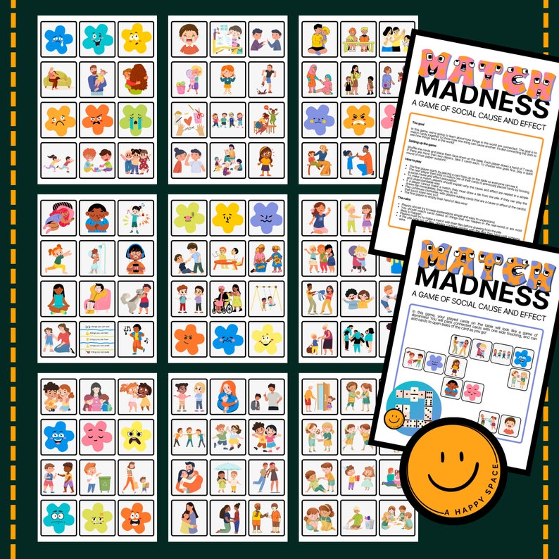 Cause and Effect Game Kids Executive Functioning ASC ASD Emotional ...