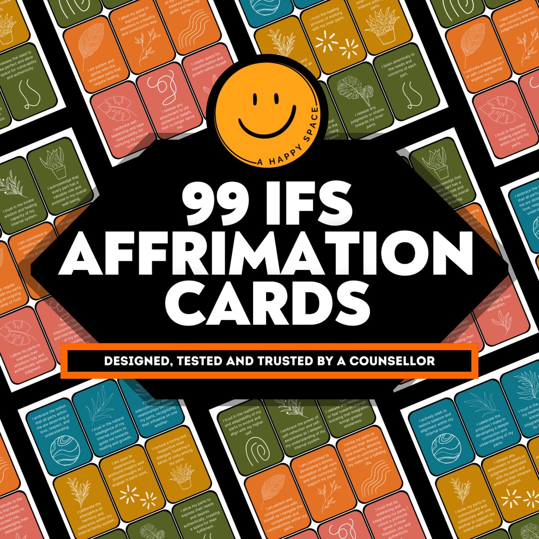IFS Affirmation Cards, Parts Work Worksheets, Internal Family Systems ...