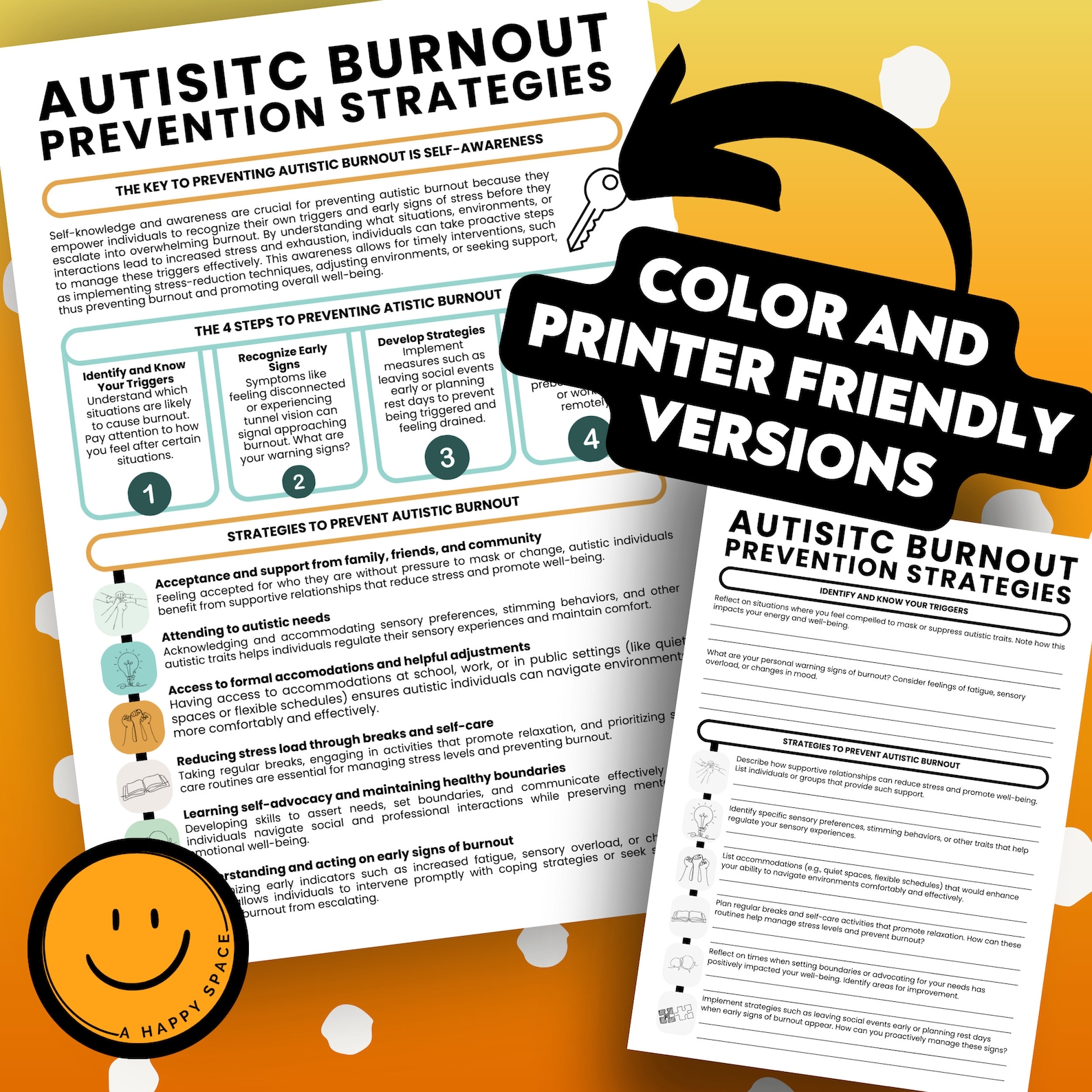 Autism Actually Autistic Burnout Workbook Neurodiversity-affirming ...