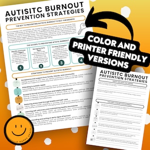 Autism Actually Autistic Burnout Workbook Neurodiversity-affirming ...
