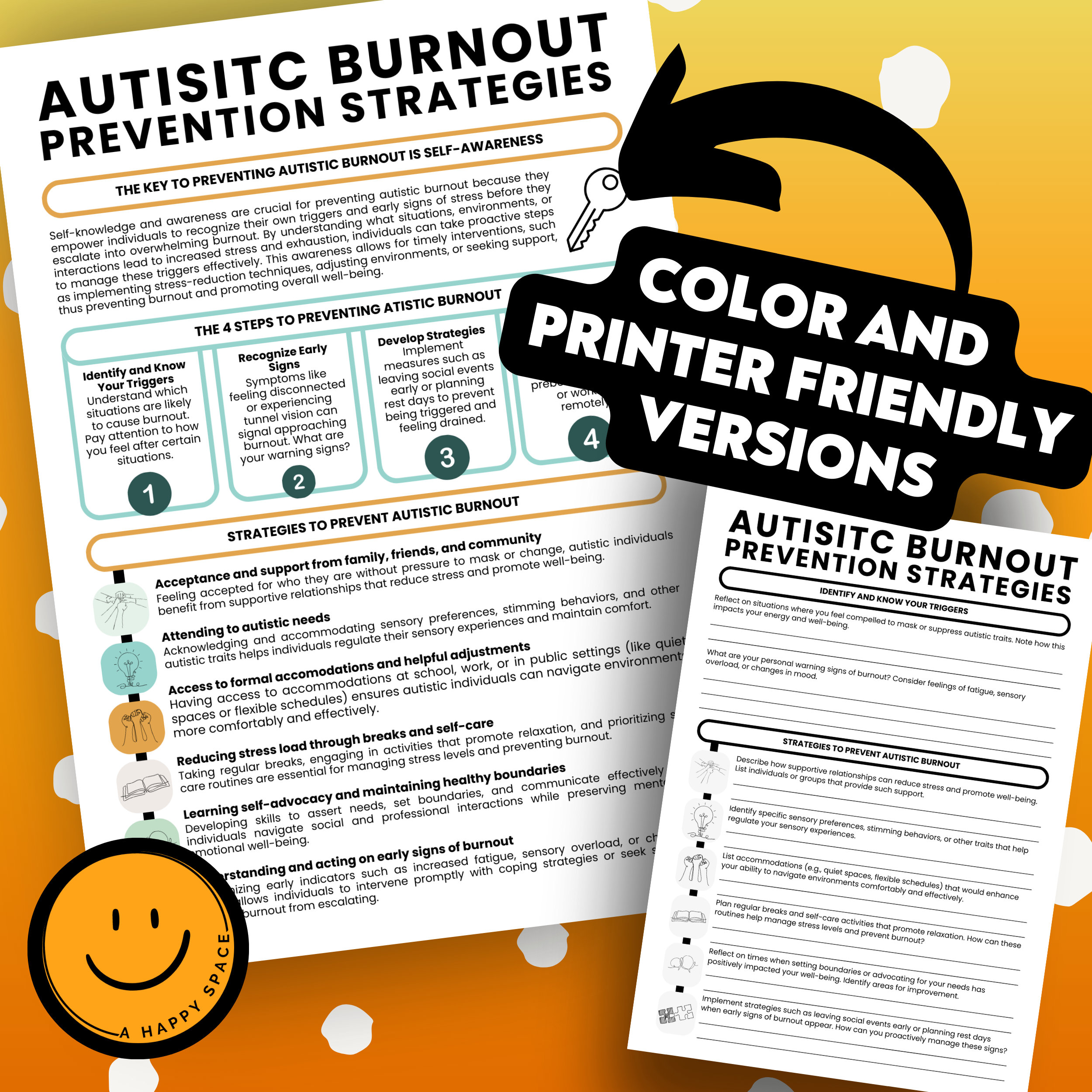 Autism Actually Autistic Burnout Workbook Neurodiversity-affirming ...