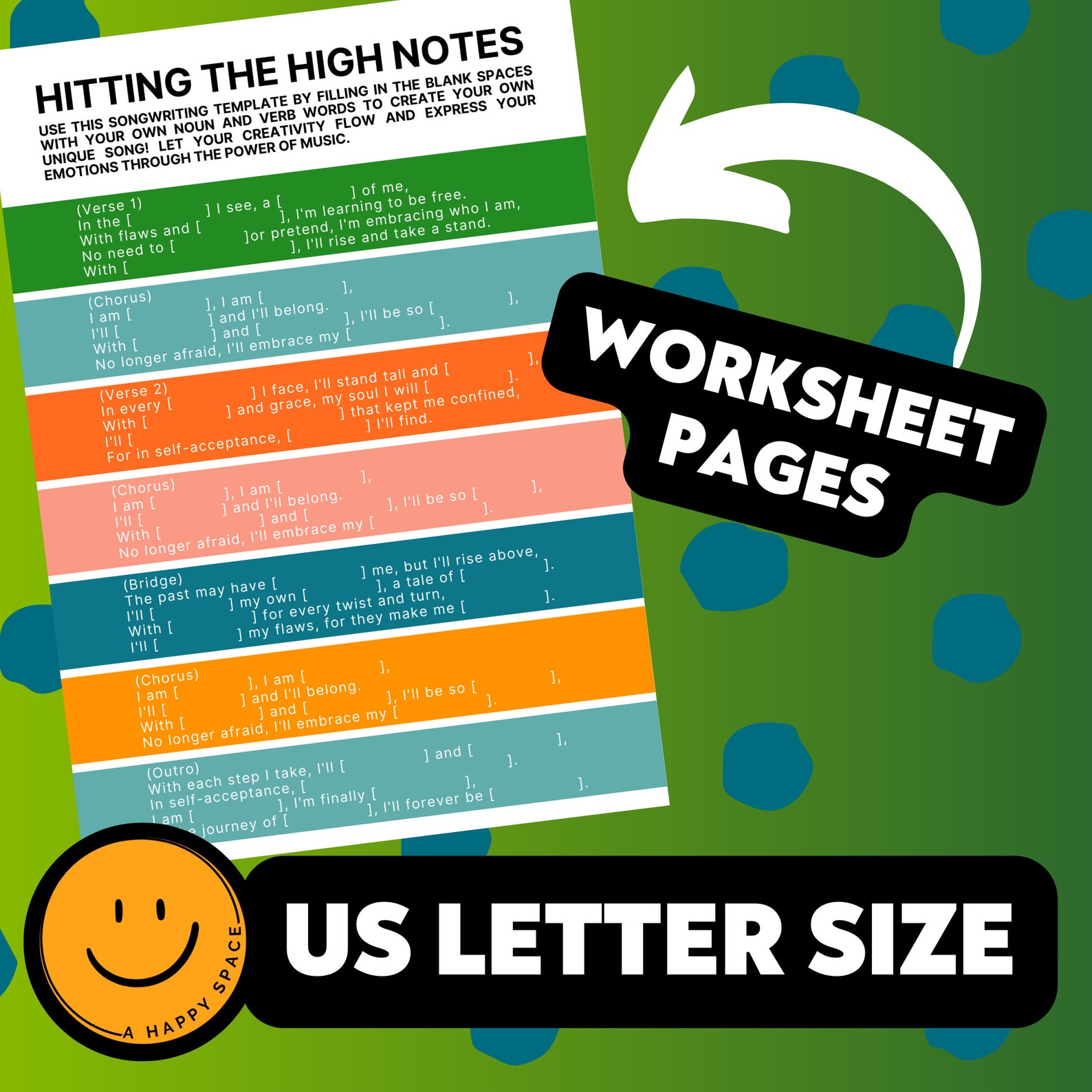 Music Therapy Worksheets for Therapists: Session Ideas Techniques ...