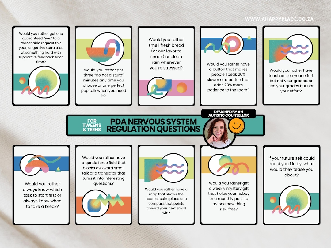 Would You Rather Cards for PDA Kids & Teens, Neurodiversity-affirming ...