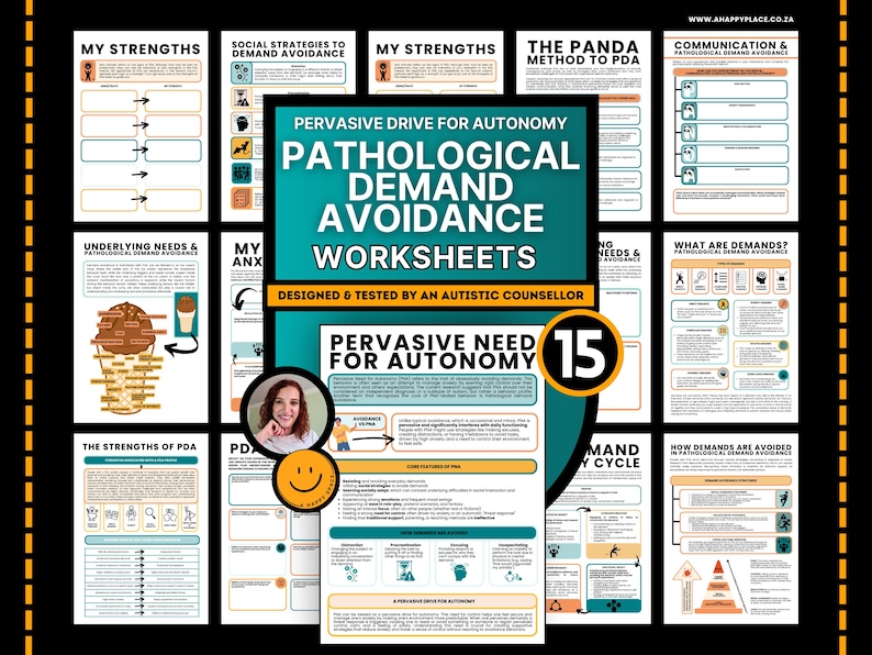 Pathological Demand Avoidance Worksheets PDA Pervasive Drive for ...