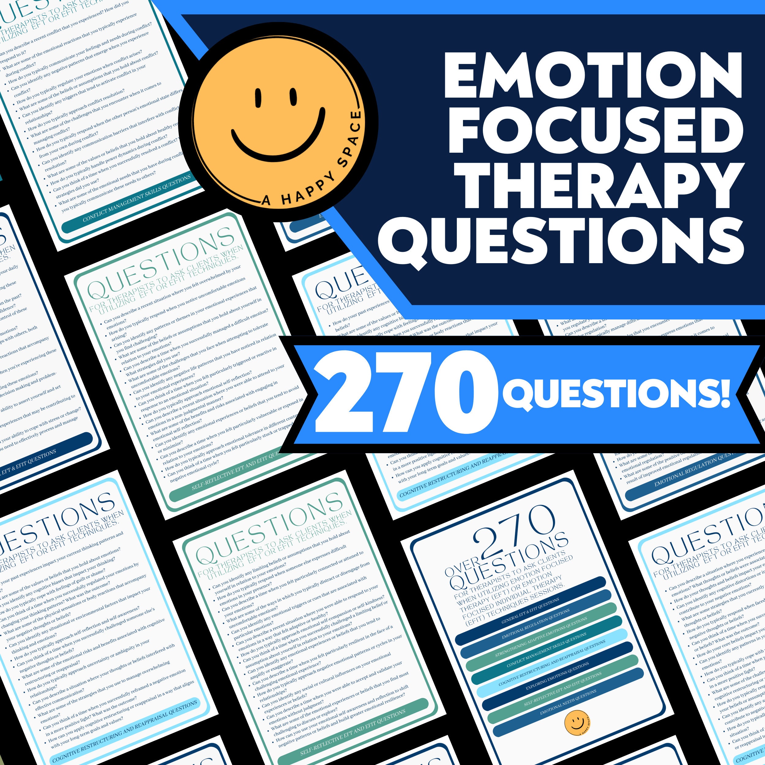 Emotion Focused Therapy EFT Resource Bundle for Therapists Regulation ...