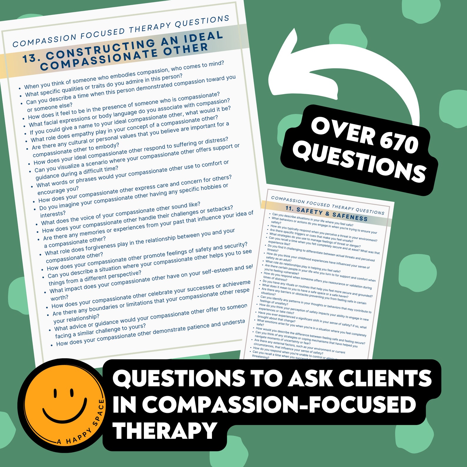 Compassion-focused Therapy CFT Questions Cheat Sheet Compassionate Mind ...