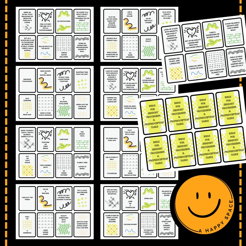 Proprioception & Vestibular Sensory Diet Processing Disorder Activity ...
