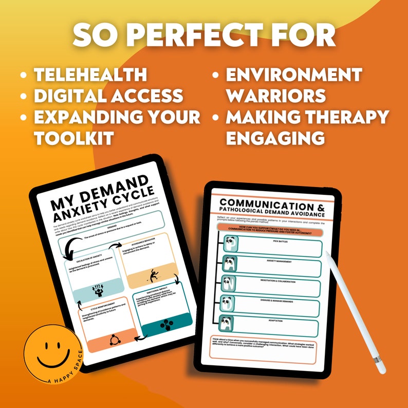 Pathological Demand Avoidance Worksheets PDA Pervasive Drive for ...