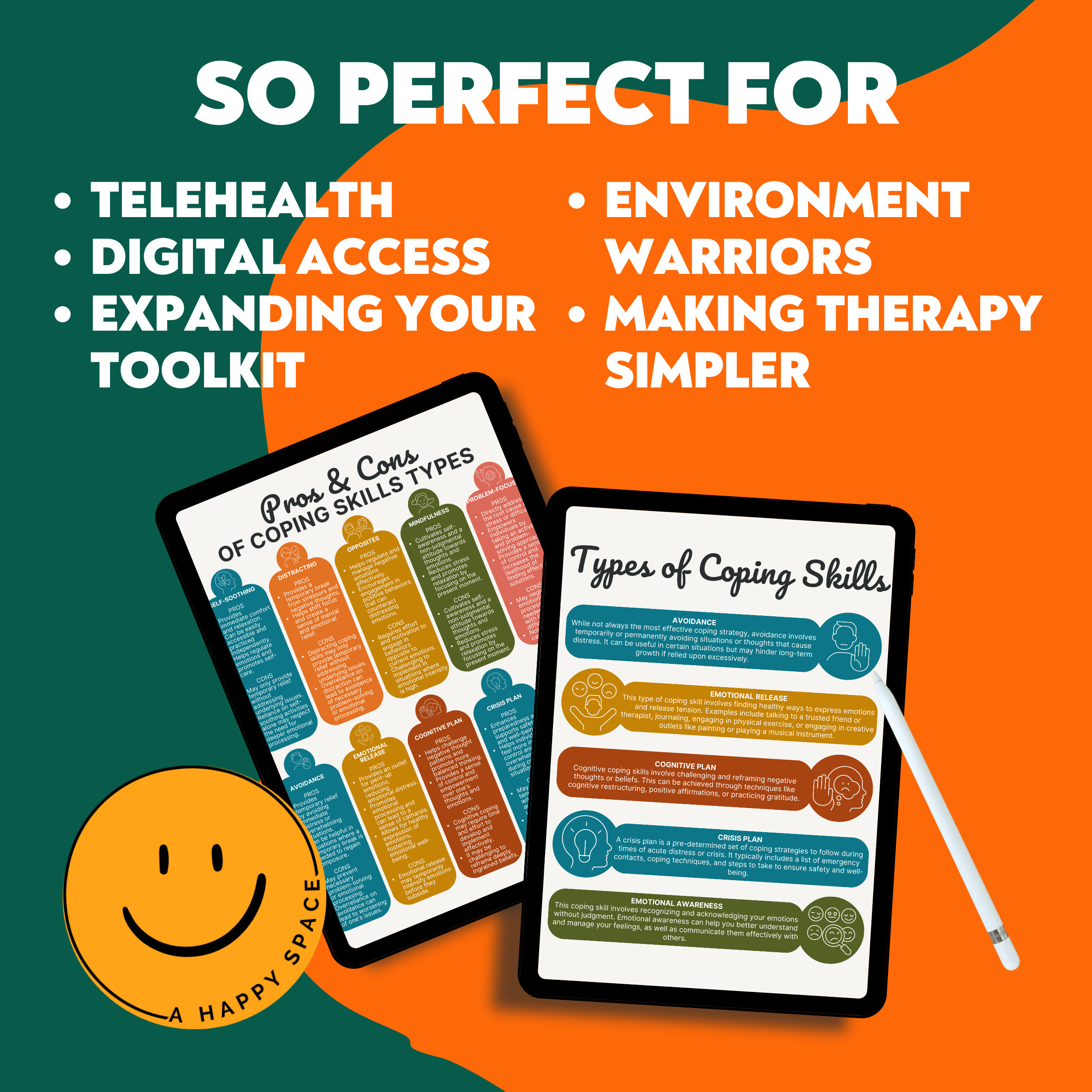 10 Types of Coping Skills for Therapists Tools Therapy Emotional ...