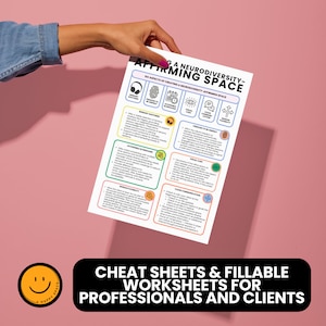 Neurodiversity Affirming Support Guide Therapy Counselling SLP Autism ...