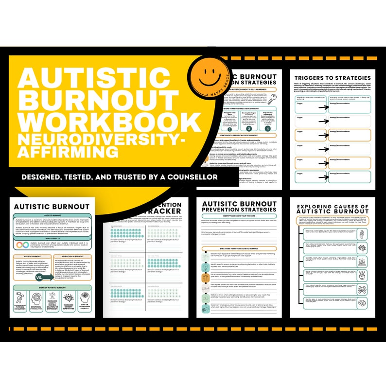 Autism Actually Autistic Burnout Workbook Neurodiversity-affirming ...