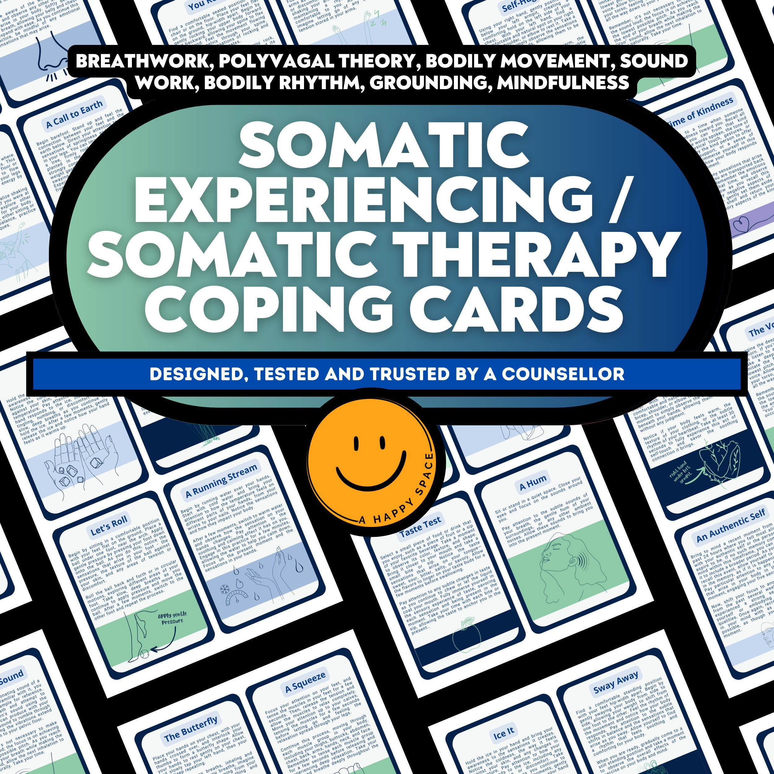 Somatic Experiencing SE Exercises Therapy Coping Skill Exercises for ...
