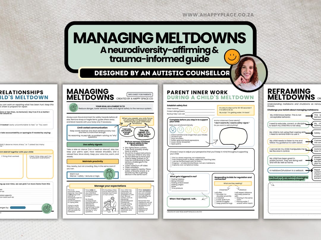 Neurodiversity Affirming Managing Autistic Meltdowns & Shutdowns PDF ...