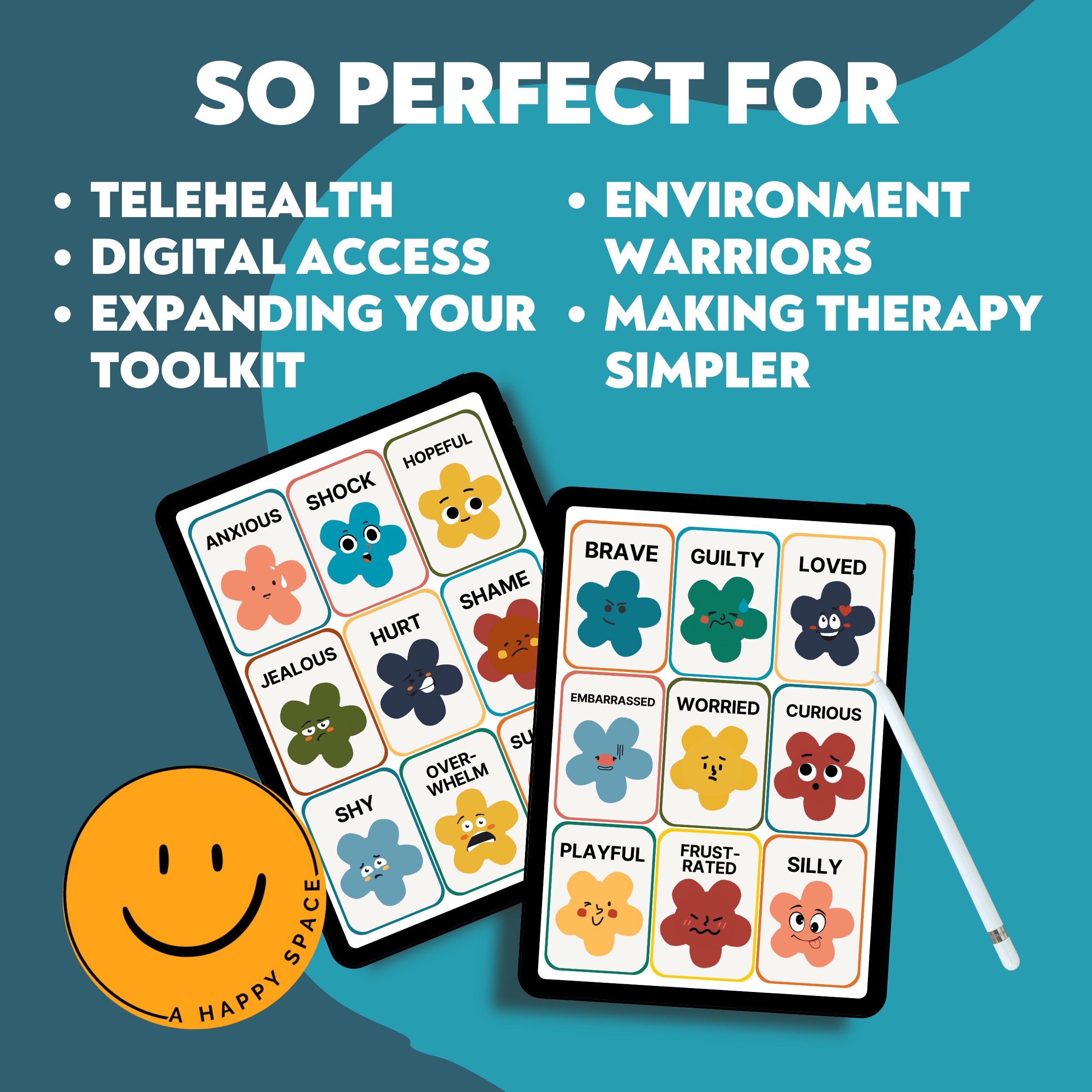 Identifying Emotion Flashcards Kids Social Skills SEL ASD Autism ...