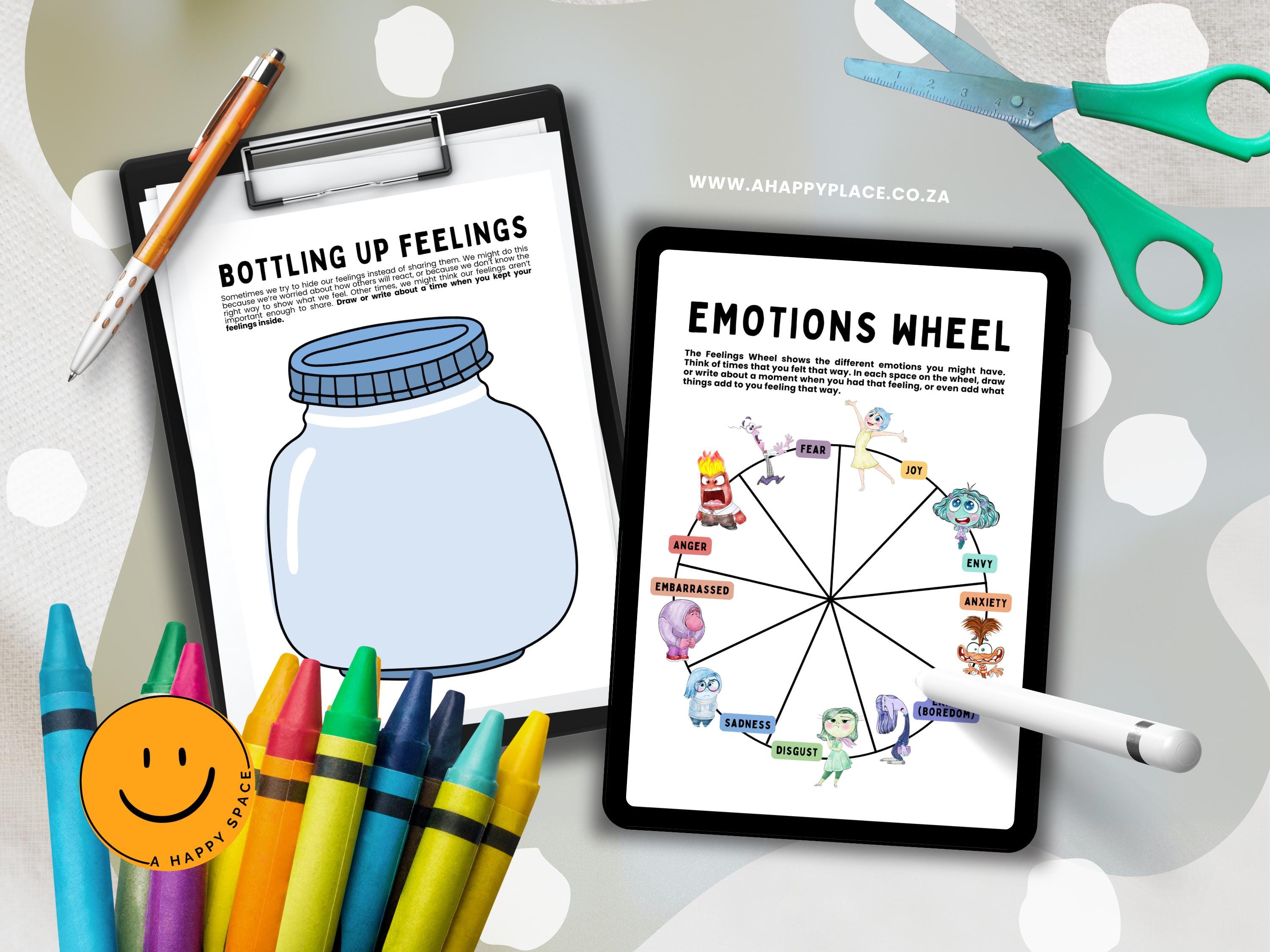Inside Out 2 Worksheets PDF, Emotional Regulation Printable SEL and ...