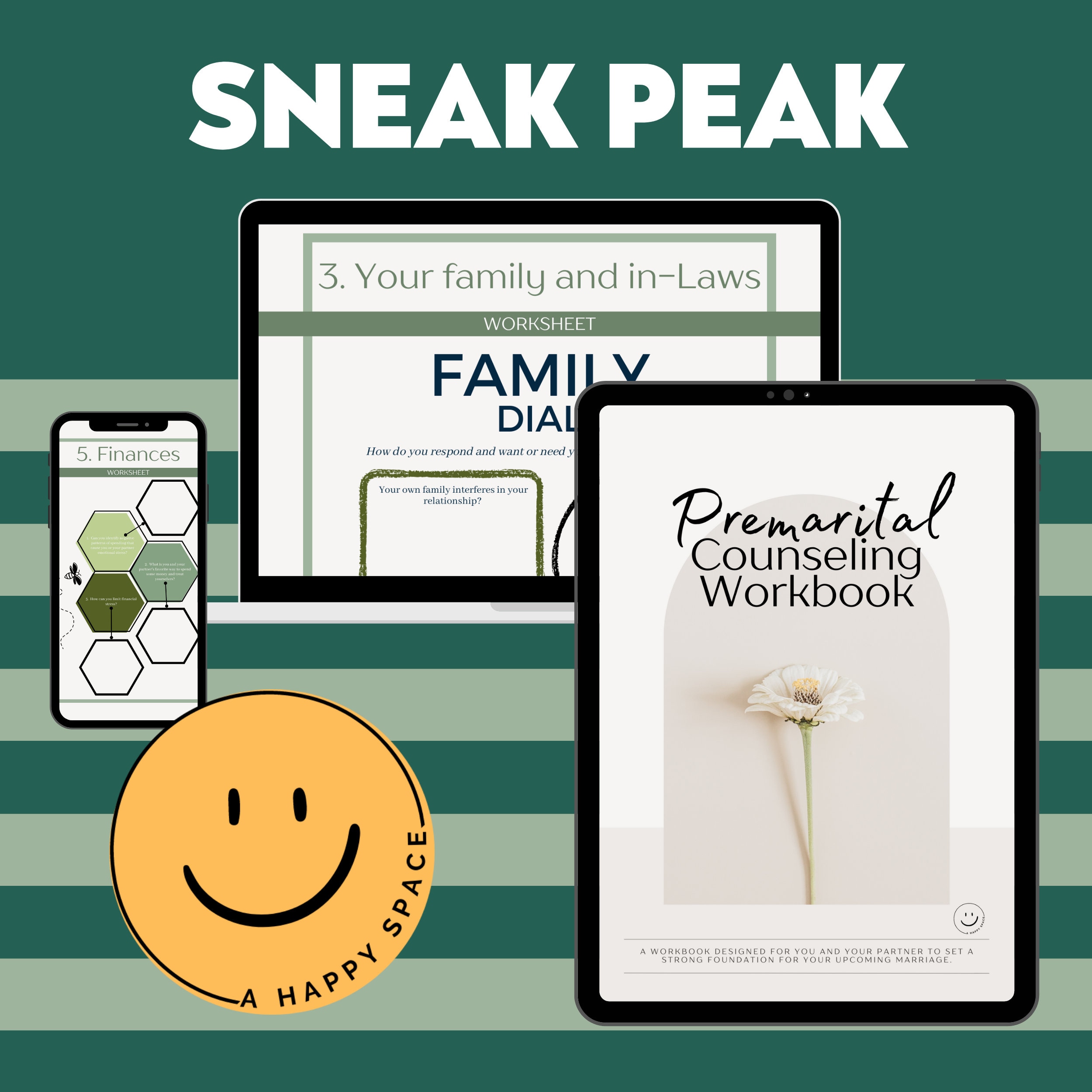 Self-help Premarital Counseling Workbook Therapy Workbook Relationship ...