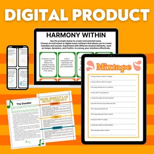 Music Therapy Resource Bundle for Therapists Worksheets Session Ideas ...