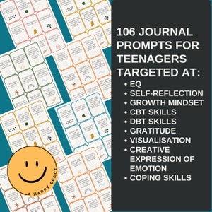 Teenager Coping Skills Cards, DBT Coping Skills, Emotional Regulation ...