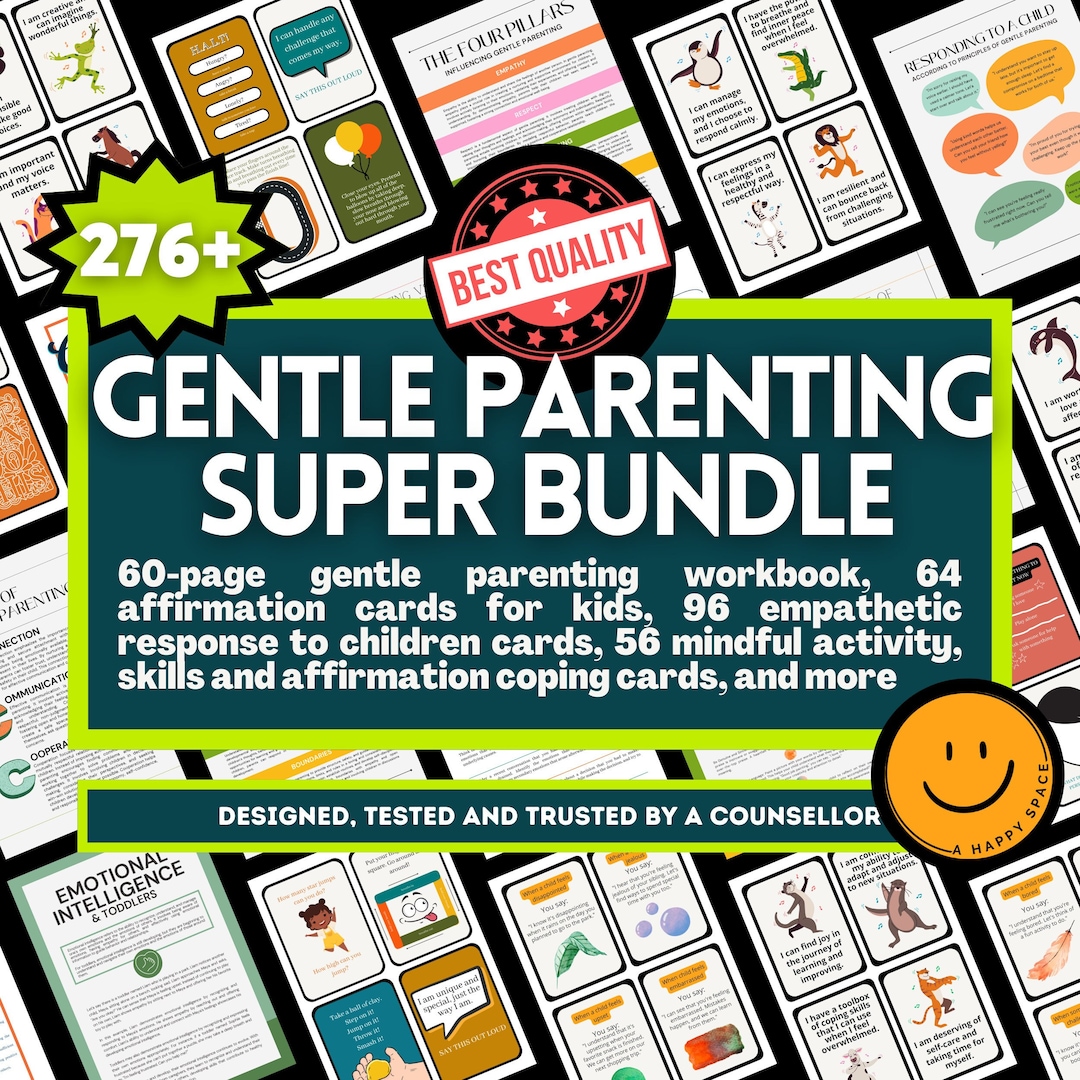 Gentle Parenting Resource Attachment Workbook Positive Discipline ...