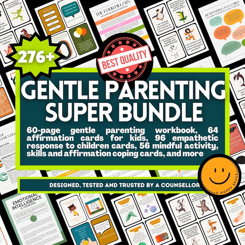 Gentle Parenting Resource Attachment Workbook Positive - Etsy