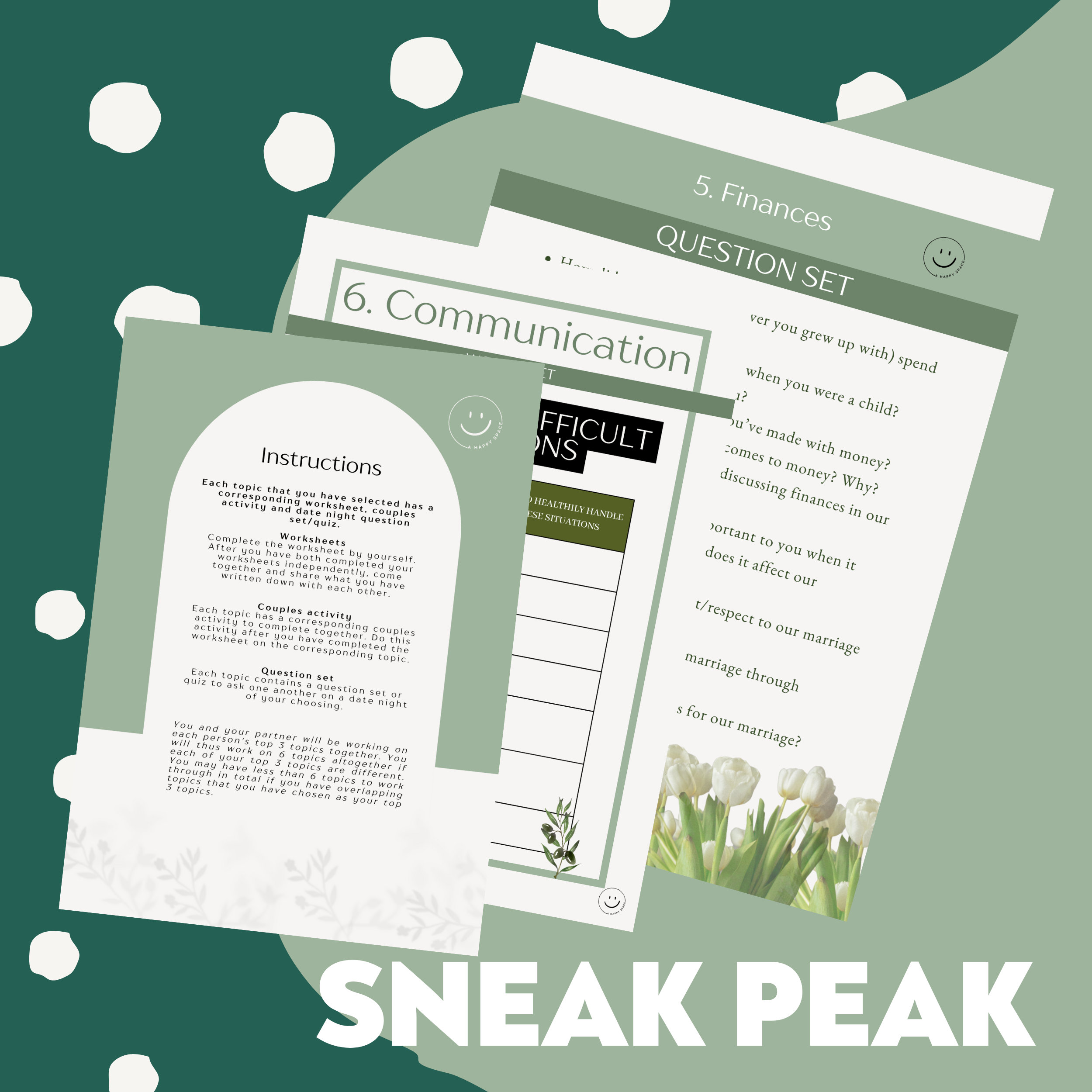 Self-help Premarital Counseling Workbook Therapy Workbook Relationship ...