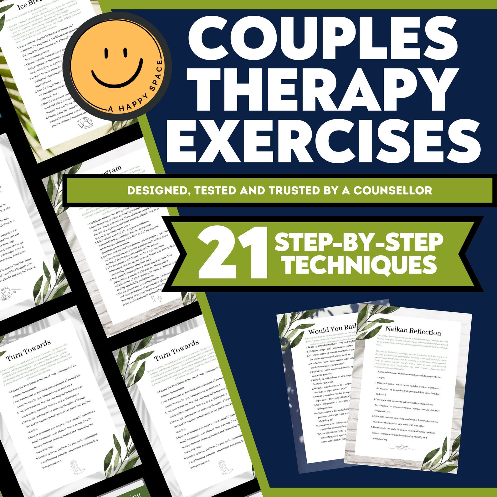 Couples Therapy Exercises Session Ideas for Therapists Relationship ...