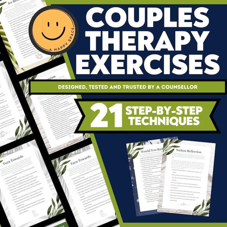 Couples Therapy Exercises Session Ideas for Therapists Relationship ...