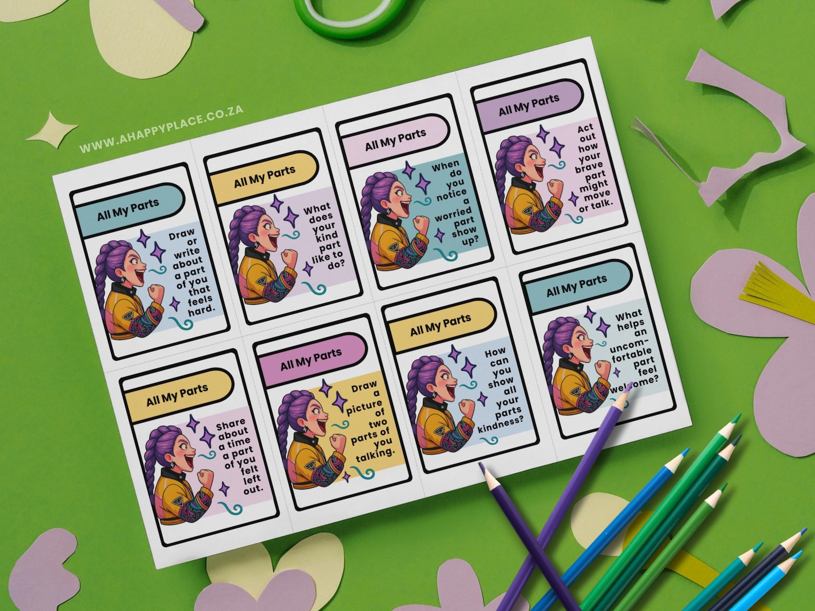 Kpop Demon Hunters Flashcards PDF, Printable Therapy Cards for Kids ...