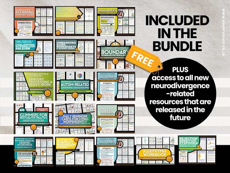 Neurodiversity Affirming Workbook Therapy Counselling Autism Spectrum ...