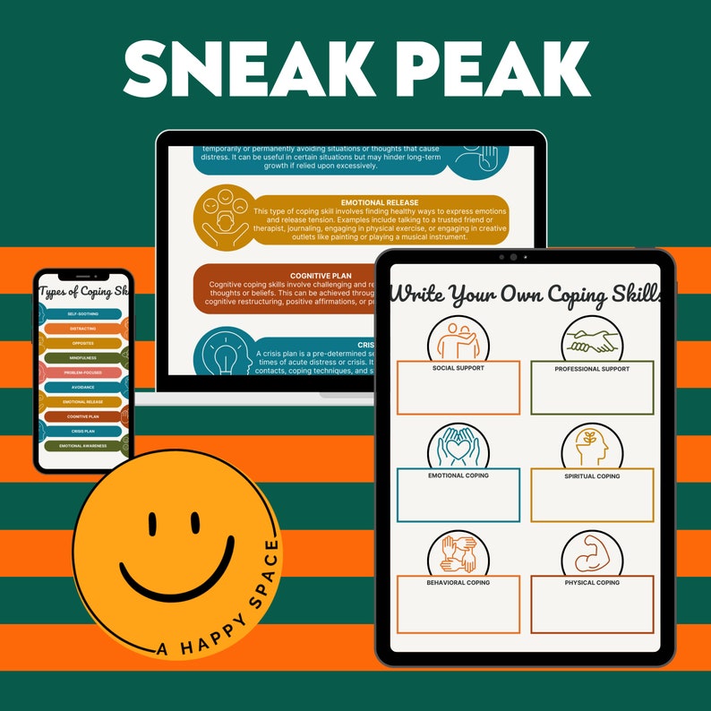 10 Types of Coping Skills for Therapists Tools Therapy Emotional ...