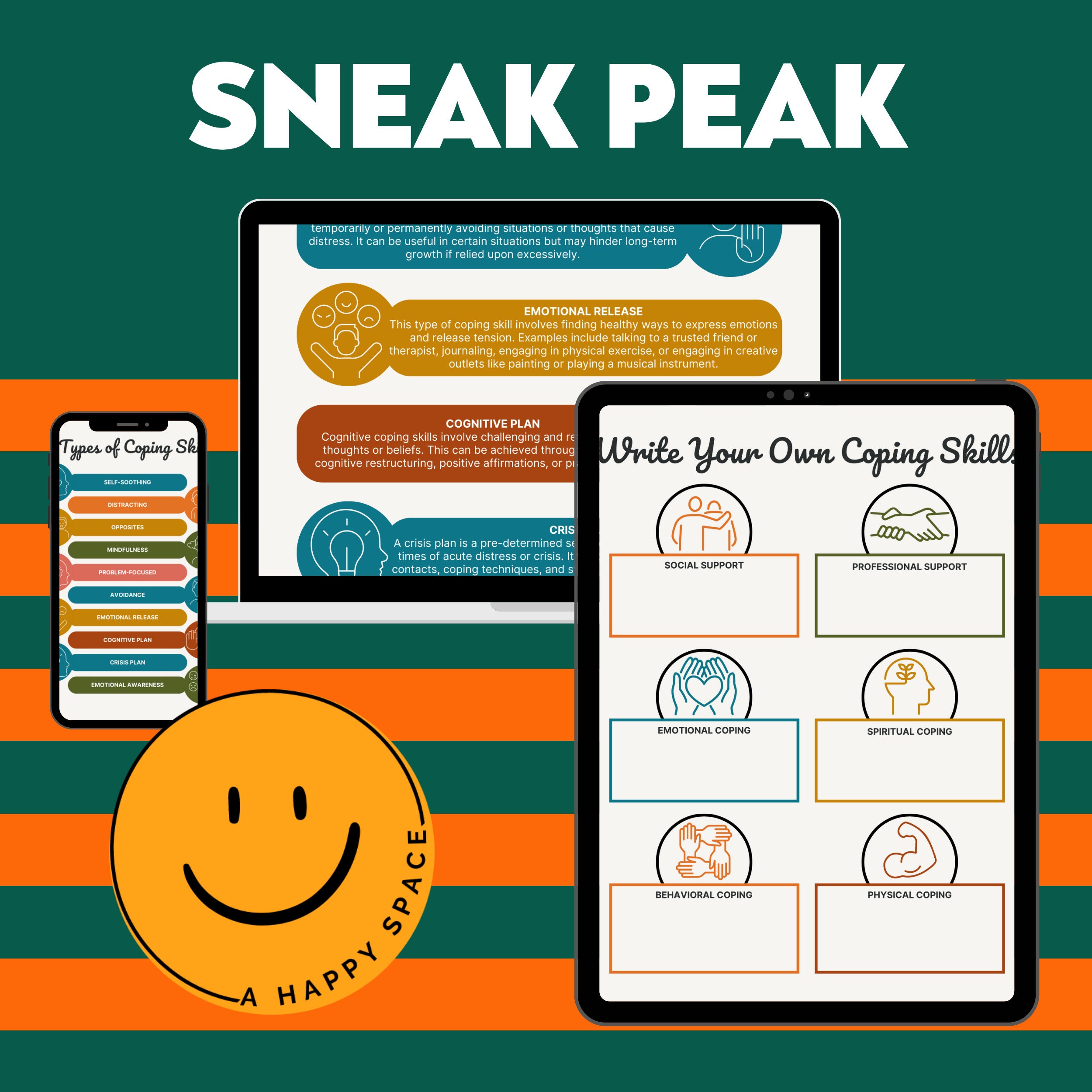 10 Types of Coping Skills for Therapists Tools Therapy Emotional ...