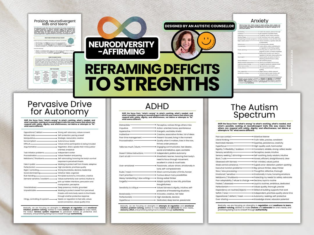 Reframing Deficits to Strengths PDF, Neurodiversity Affirming Autism ...