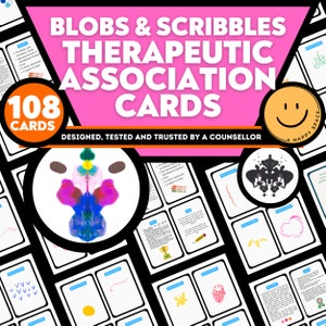 Art Therapy Worksheets Techniques Resource Cards Therapeutic Healing ...