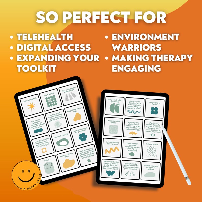 Sensory Break Cards Adults Teens Soothing Regulation Profiles Seeker ...